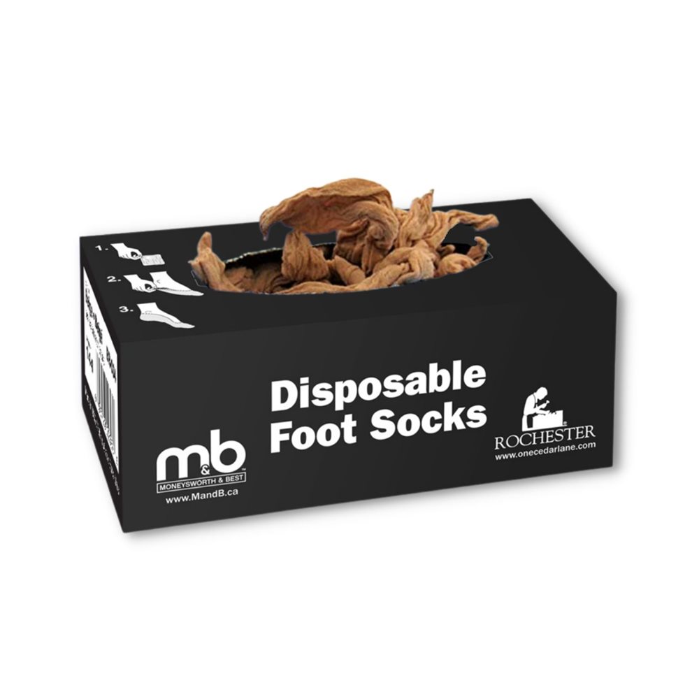 DISPOSABLE NYLON FOOT SOCKS