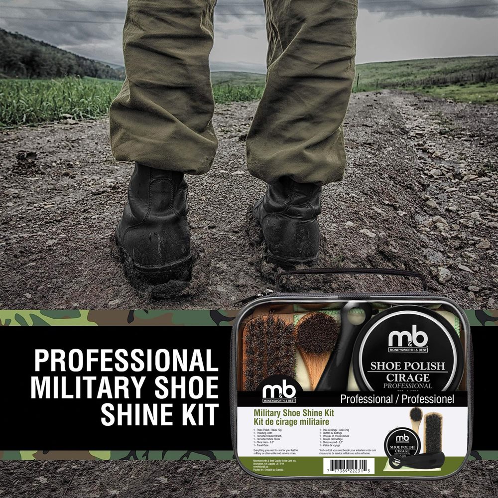 MILITARY SHOE SHINE KIT